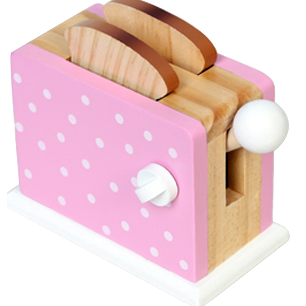 Spotty Pink Toaster – Wooden Toy Shop