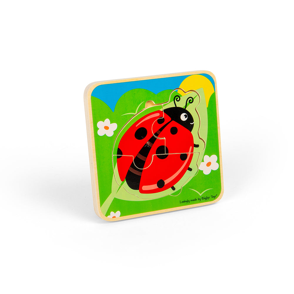 Lifecycle Layer Puzzle - Ladybug – Wooden Toy Shop