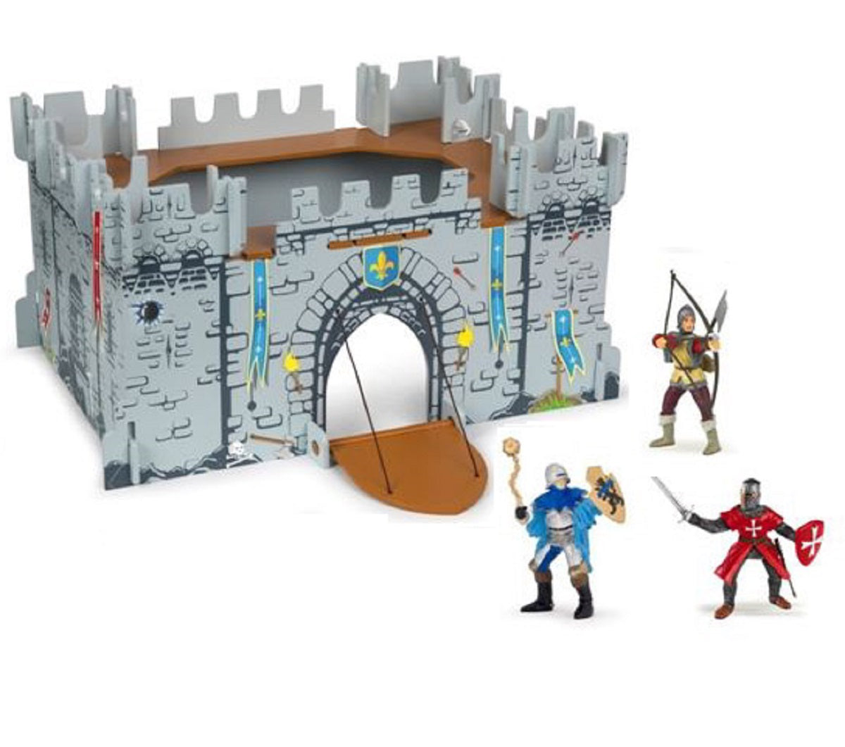 Medieval World Castle Playset – Wooden Toy Shop