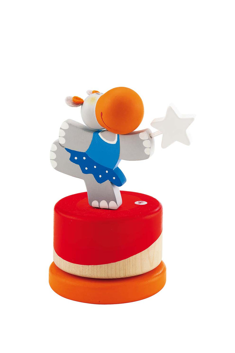 Sevi Le Cirque Hippo Music Box – Wooden Toy Shop