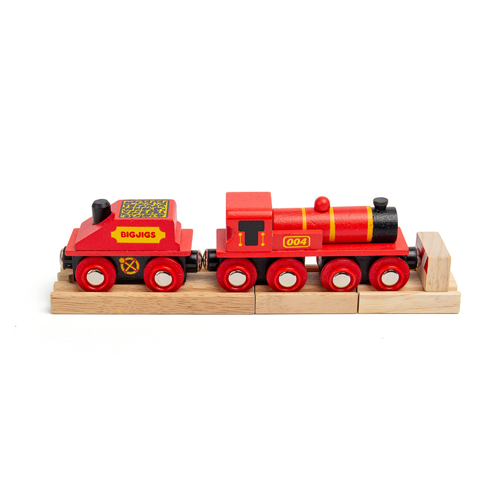 Big Red Engine – Wooden Toy Shop