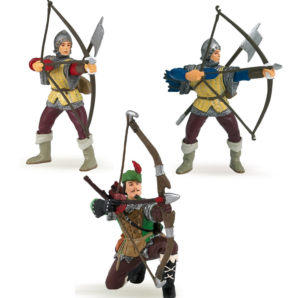 Papo Set of 3 Archers l 39241 l 39384 l 39385 – Wooden Toy Shop
