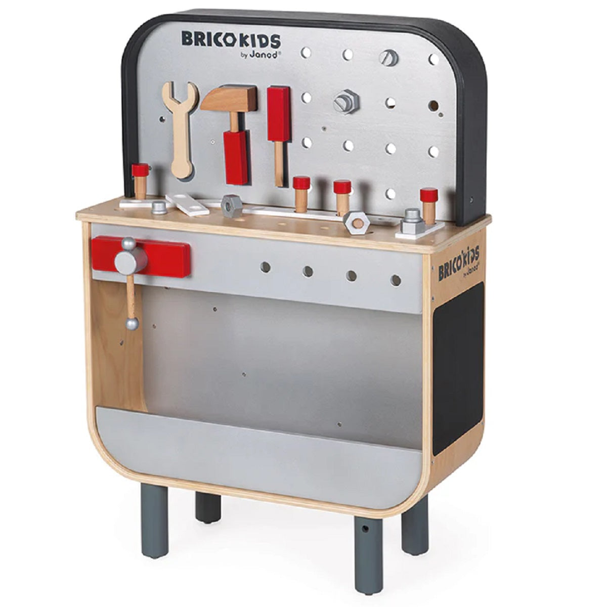 Janod Brico Kids Reversible Workbench l J06476 – Wooden Toy Shop