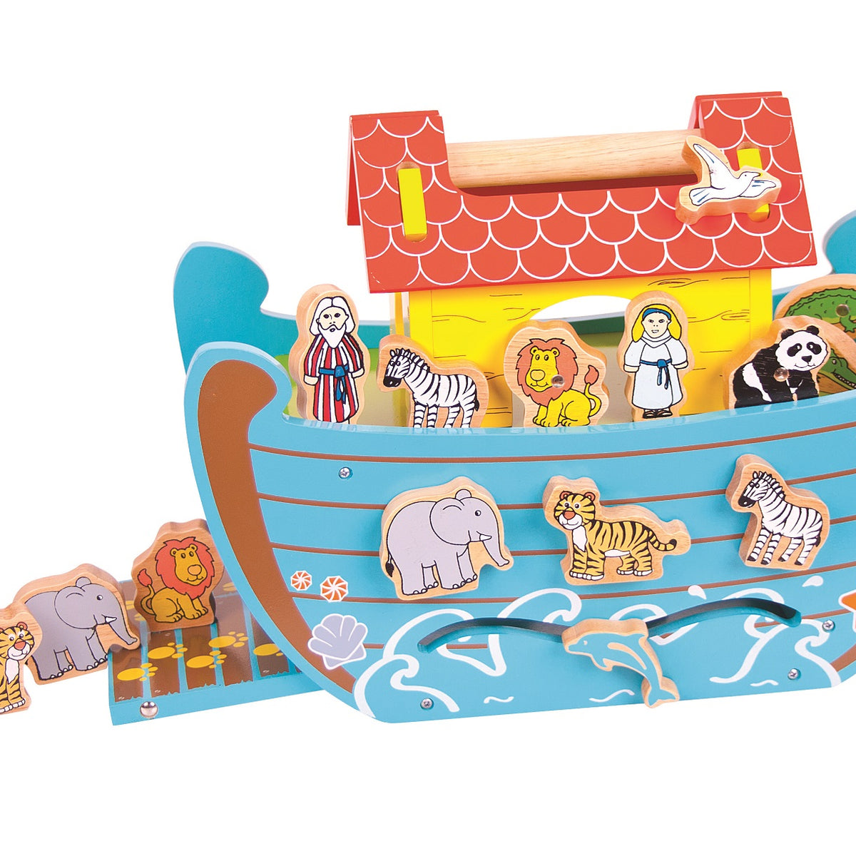 Noahs Ark Shape Sorter and Play Set – Wooden Toy Shop