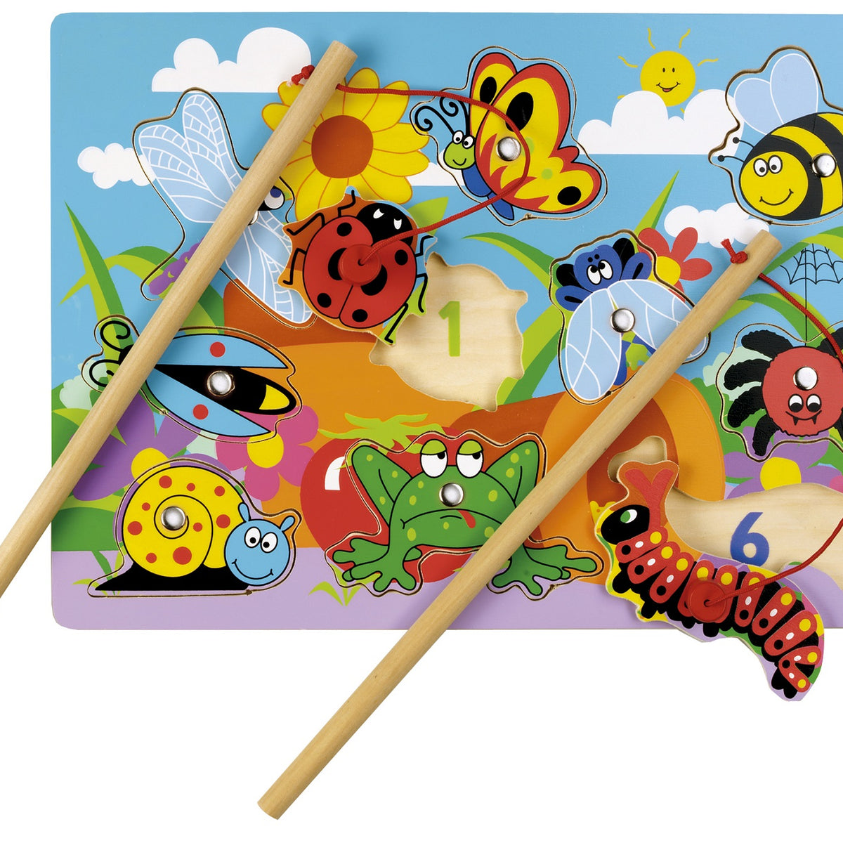 Magnetic Wooden Fun Bugs Puzzle – Wooden Toy Shop