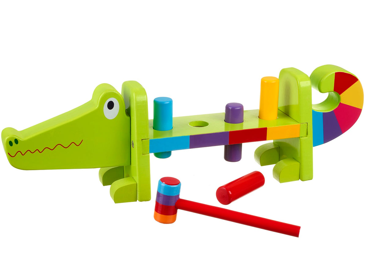 Crocodile Hammer Bench – Wooden Toy Shop