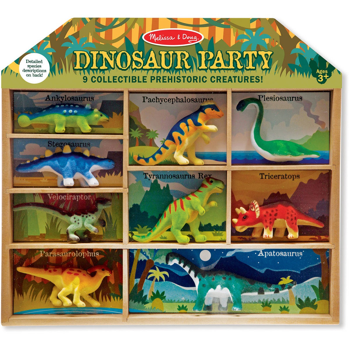 Dinosaur Pals Figure Set l 12666 – Wooden Toy Shop