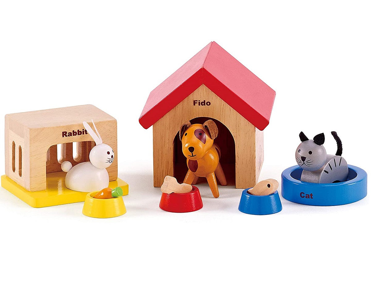 Hape Family Pet Set I E3455 – Wooden Toy Shop