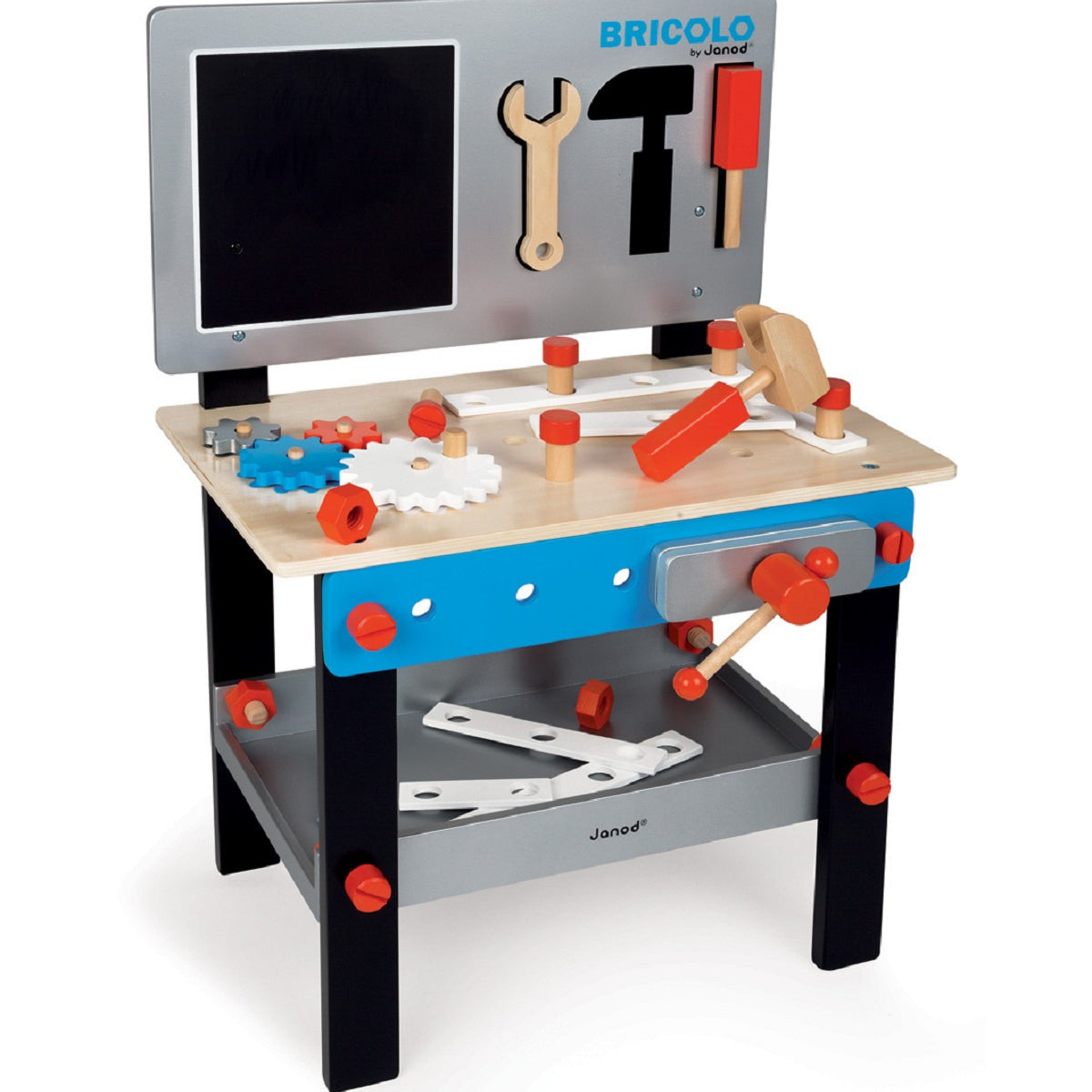 Magnetic DIY Workbench - Blue l Janod l J06491 WoodenToyShop.co.uk ...