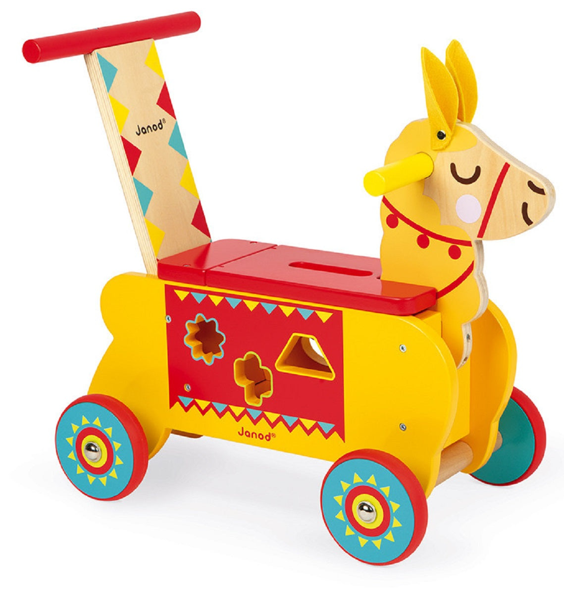 Ride on Wooden Toy Llama I Janod I J08004 – Wooden Toy Shop