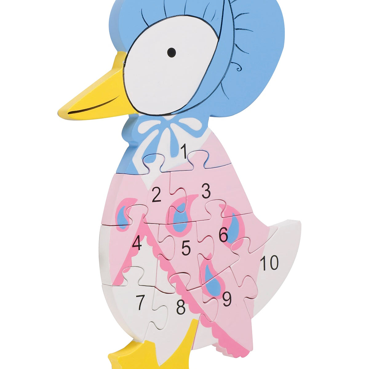 Jemima Puddle-Duck Number Puzzle l OTT05780 – Wooden Toy Shop