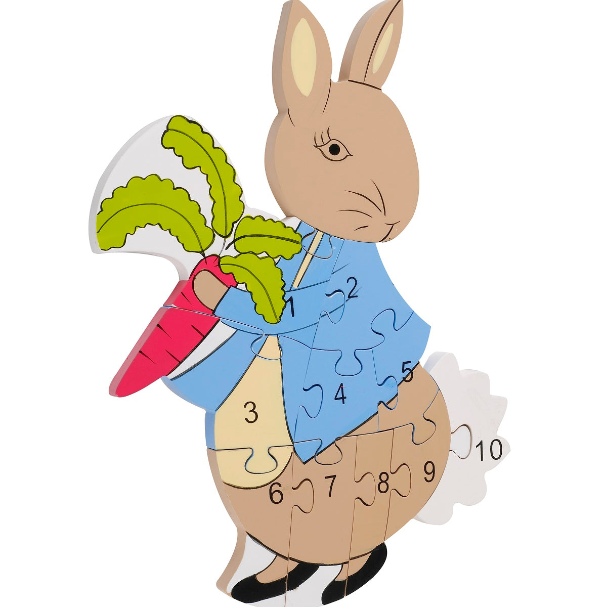 Peter Rabbit Number Puzzle l OTT05773 – Wooden Toy Shop