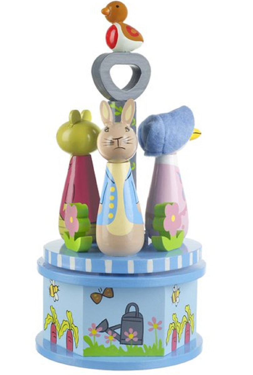 Peter Rabbit Wooden Musical Carousel – Wooden Toy Shop