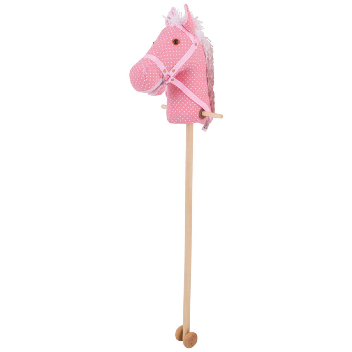 Spotty Pink Hobby Horse – Wooden Toy Shop