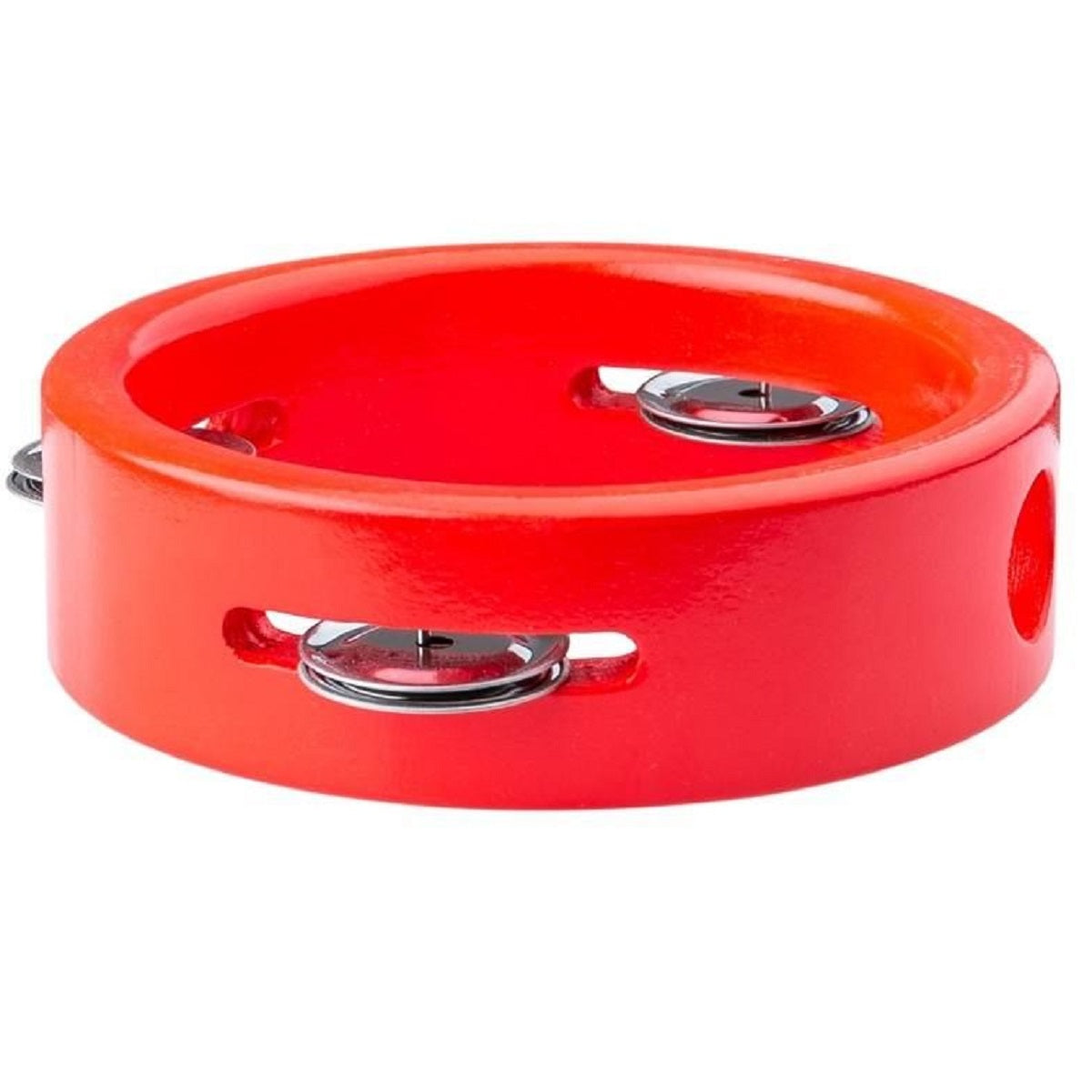 Red Mini Tambourine – Wooden Toy Shop